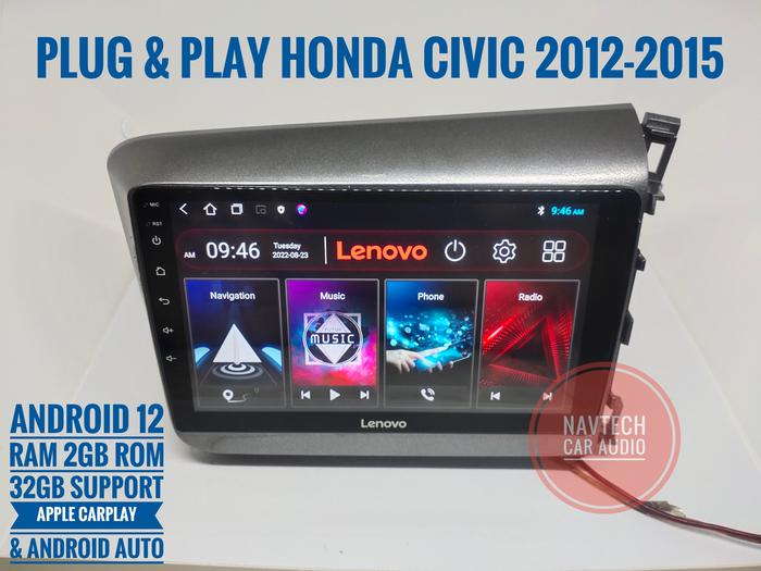Jual Head unit android 10 inch 2GB oem honda civic / Head unit honda ...