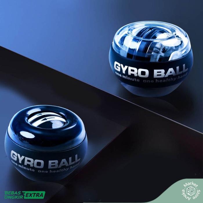 Jual Gyro Spinning Power Ball Metal LED Auto Starter Spinner Hand Gym ...