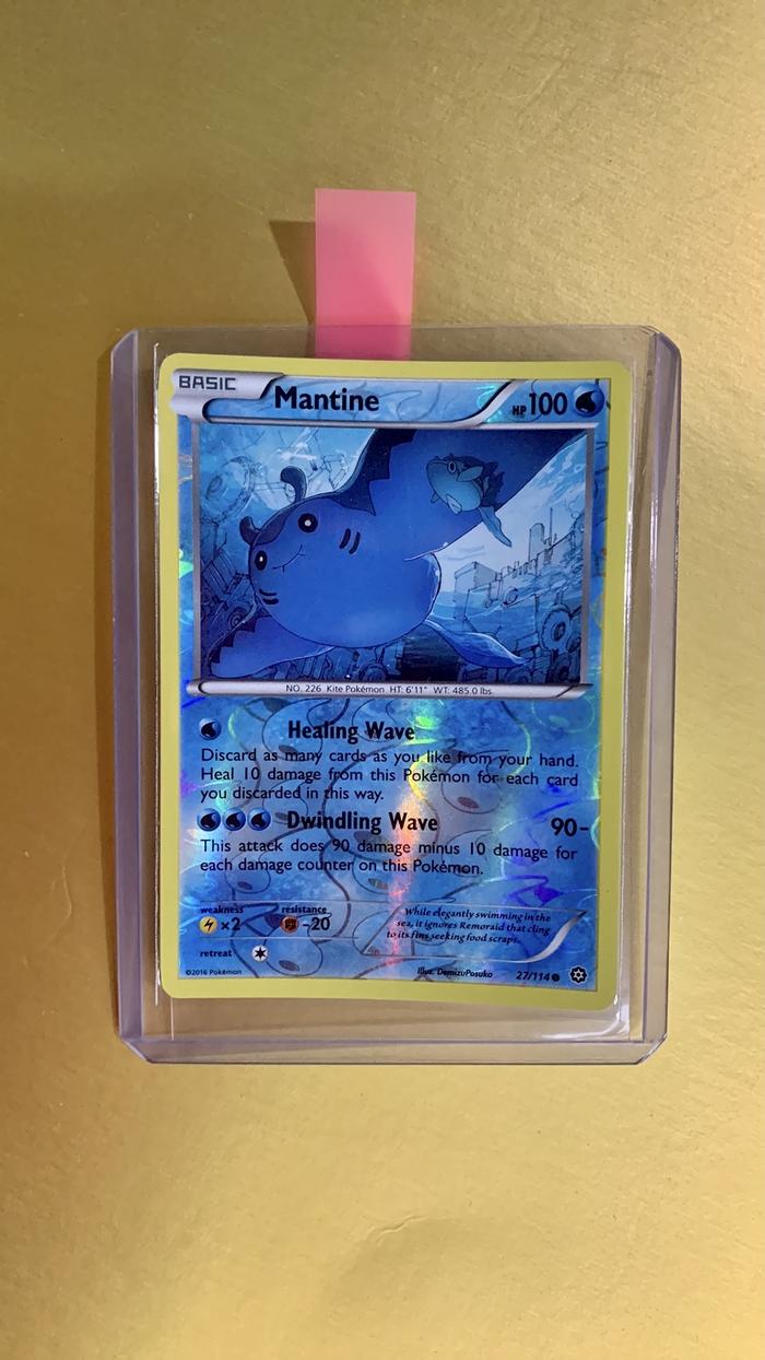 Jual Mantine HOLO kartu permainan english pokemon tcg card set ...