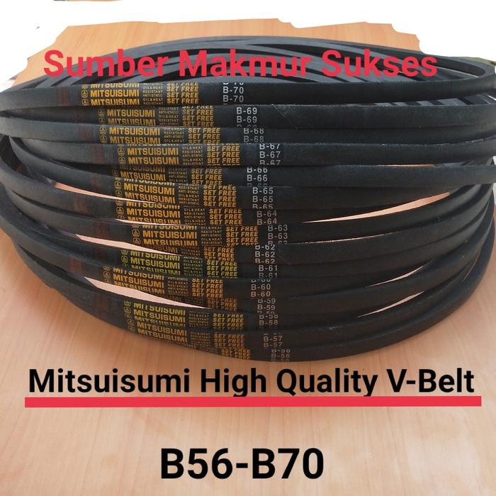 Jual V BELT VANBELT B65 B66 B67 B68 B69 B70 B71 B72 B73 MITSUISUMI A ...