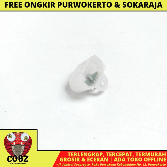 Jual NM Kap Tutup Rel Gorden Batang Model Bulat Plastik PVC Biji - Kab ...