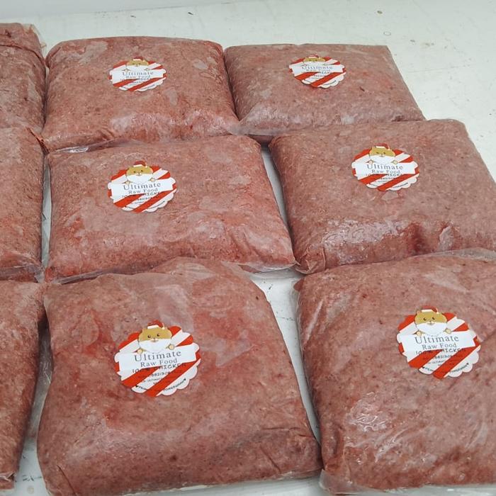 Jual Dog raw food chicken ayam giling NO TULANG beku makanan anjing 1kg ...