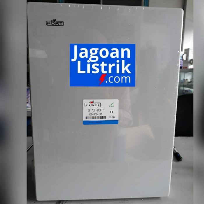 Jual Box Panel 400x300x170 Fort Plastik Enclosure PCG-403017 Klem Abs ...