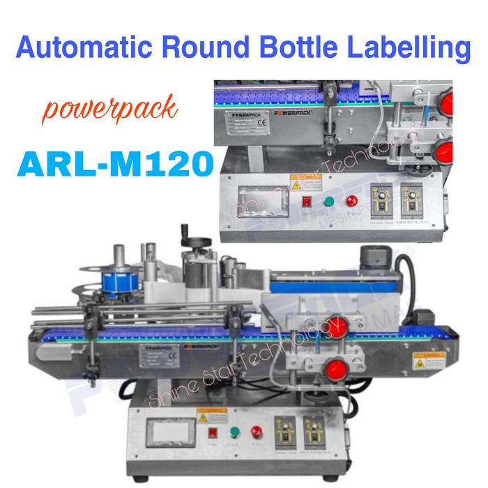 Jual Automatic Round Bottle Labelling Powerpack ARL-M120 mesin label ...