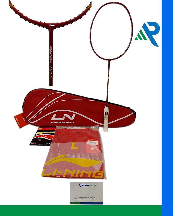Jual Raket Badminton LINING BLAZE 100 (84 Gram) - Red/White/Navy ...
