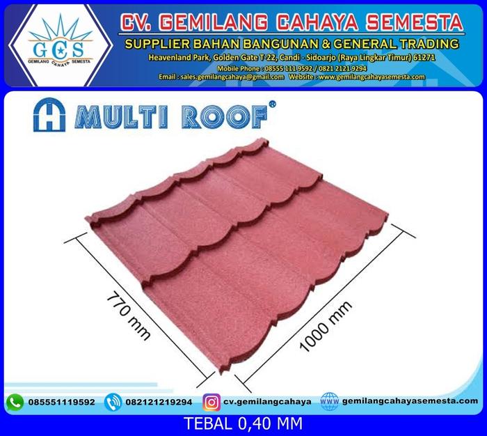 Jual Genteng Metal Multiroof - Stone (Berpasir) - Kab. Sidoarjo ...