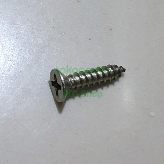 Jual Skrup sekrup tapping screw stainless SUS 304 FH 6 x 5/8 kepala ...