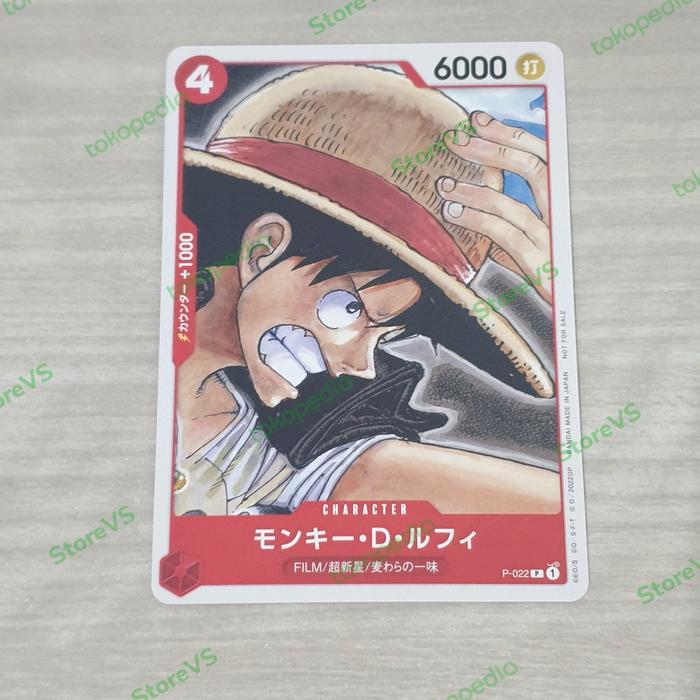 Jual Monkey D. Luffy P-022 - One Piece Card Game - Jakarta Utara - StoreVS | Tokopedia