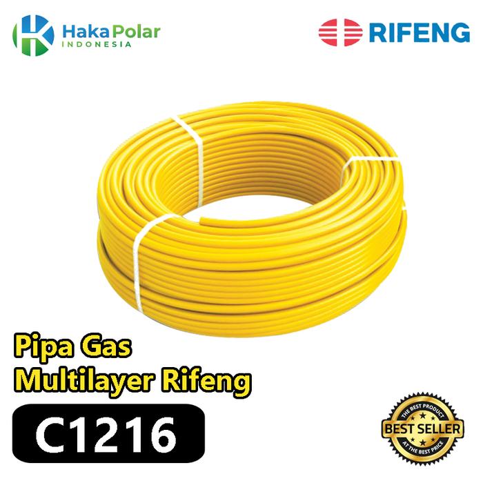 Jual Pipa Gas Multilayer Rifeng Kuning 1/2 inch C1216 PEX AL PEX - Kota ...