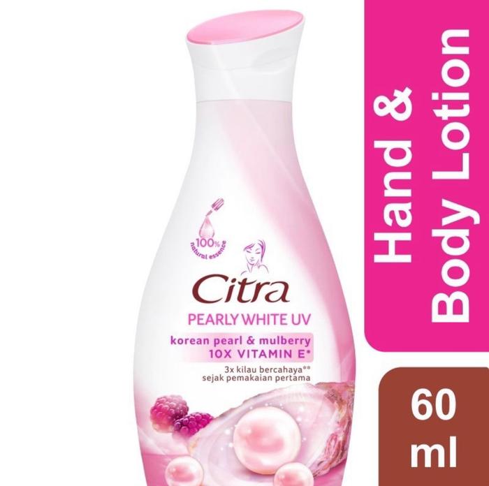 Jual Citra Hand & Body Lotion Pearly White UV 230 ML - ORIGINAL CITRA - 120 ML - Jakarta Timur ...