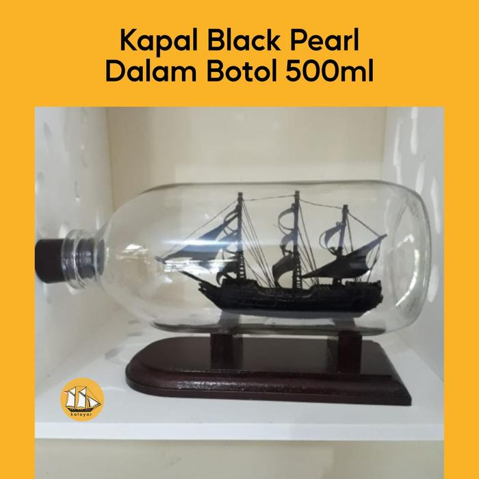 Jual Black Pearl Kapal Dalam Botol - Miniatur -One Piece - Pajangan ...