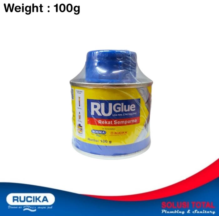 Jual Lem Rucika Ruglue 100g Truglue Pipa pralon PVC 100g Perekat kaleng ...