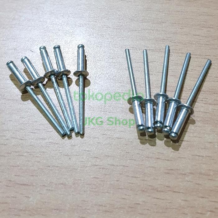 Jual Paku Rivet 440 / 3.2 x 11 mm aluminium isi 10 pcs - Kota Surabaya ...