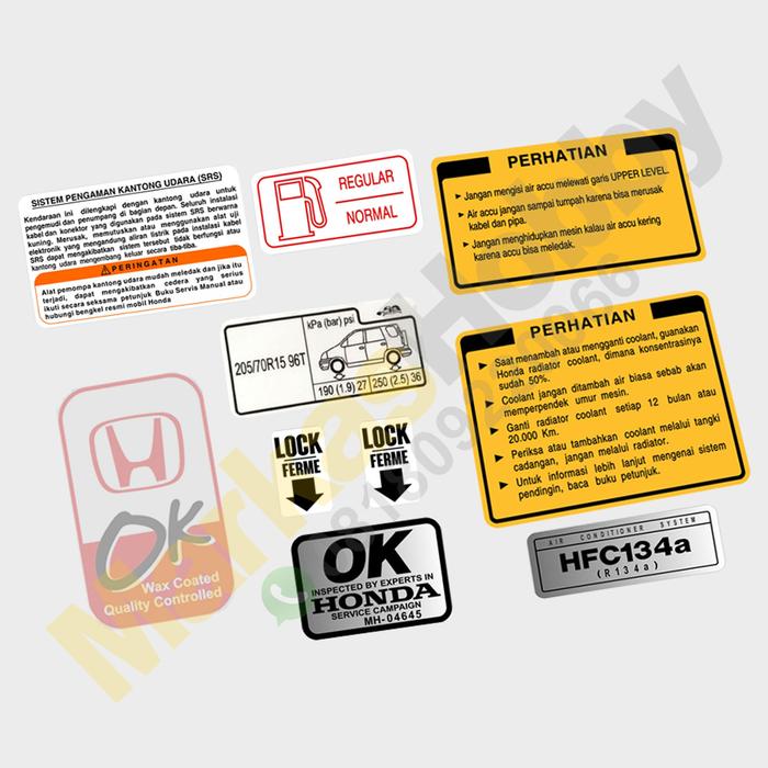 Jual Sticker Honda CRV Gen 2 IDM Set - Kab. Bandung - Markas Hobby ...