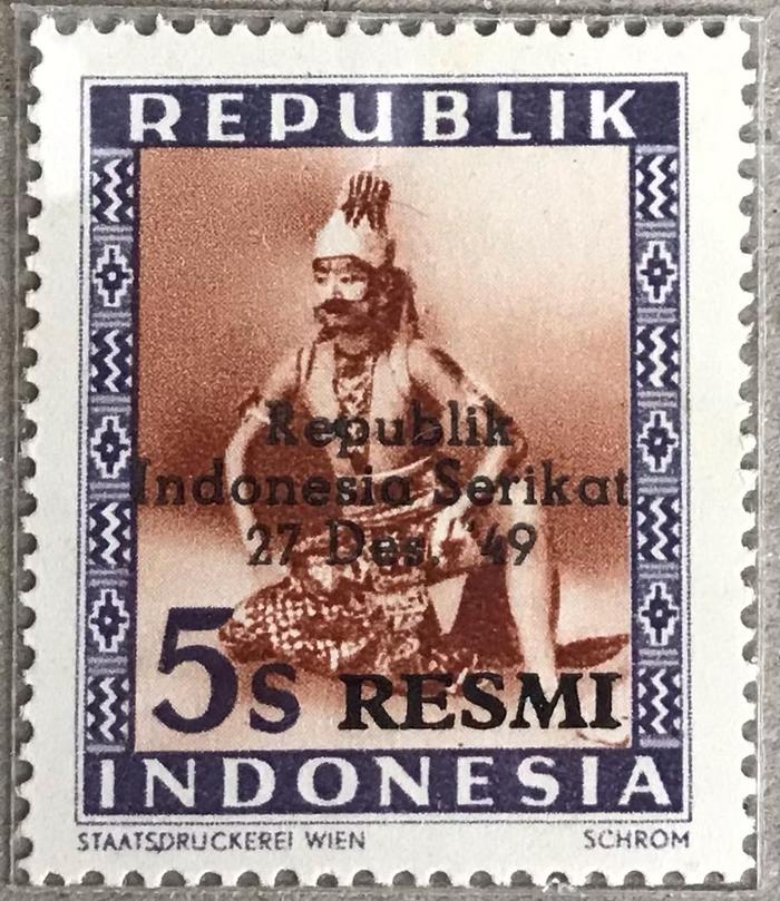 Jual PW892-PERANGKO PRANGKO INDONESIA WINA REPUBLIK 5s RESMI,MINT ...