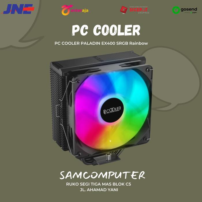 Jual PC COOLER PALADIN EX400 SRGB Rainbow CPU COOLER SUPPORT LGA 1700 ...