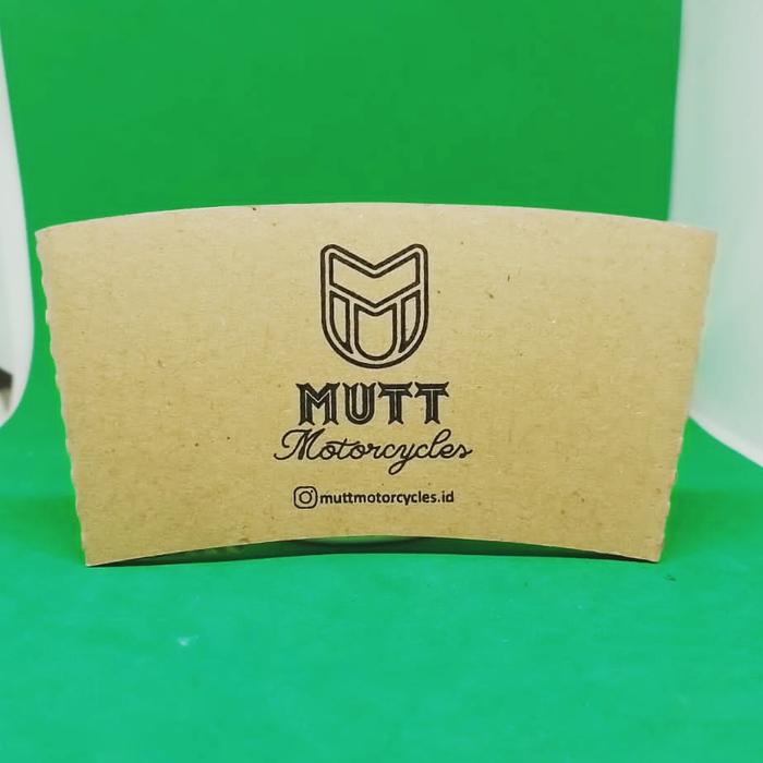 Jual sleeve paper / cup jacket 12oz + cetak logo - Kota Depok - cetak ...
