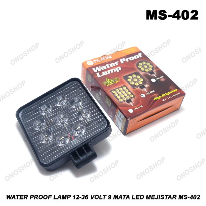 Jual Water Proof Lampu Fog Lamp 12-36 Volt 9 Mata Led Mejistar MS-402 - Jakarta Barat - ONO SHOP ...
