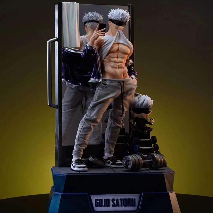 Jual Dtalon Studio Gym Gojo Satoru JUJUTSU KAISEN FIGURE STATUE GK ...
