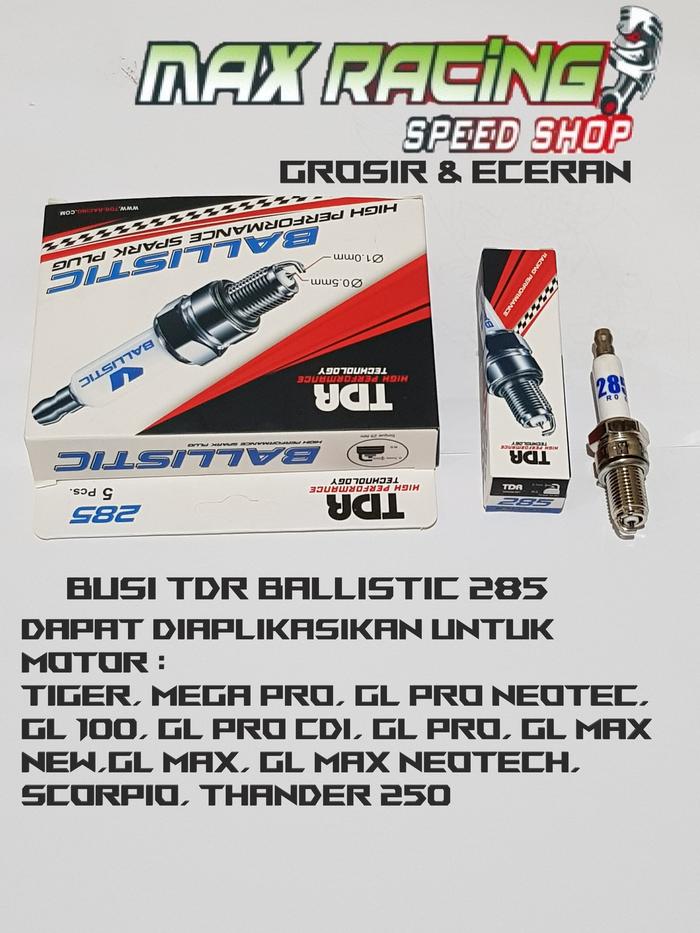 Jual busi tdr ballistic 285 GL Pro Max Cb 100 Megapro Tiger Scorpio ...