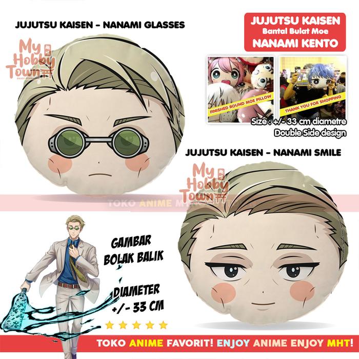 Jual Bantal Bulat Anime Jujutsu Kaisen Nanami Kento - Kab. Tangerang ...