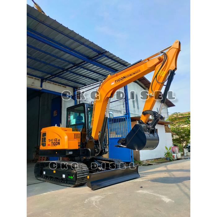 Jual Mesin Mini Excavator TIGON TE-60HDE Kapasitas 6 Ton Engine Yanmar ...