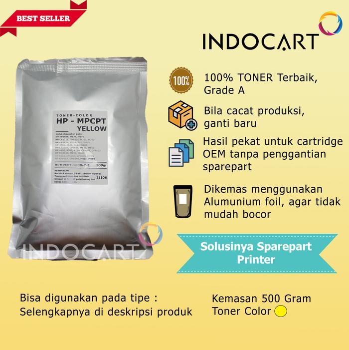 Jual Serbuk Toner Warna MPCPT-826A 827A-HP M855 M880-500gr - Jakarta ...