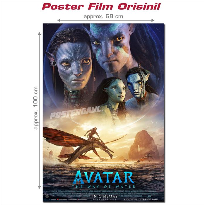 Jual Poster Film AVATAR : THE WAY OF WATER - original Indonesian one ...