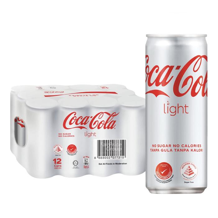 Jual Coca-Cola Can Drink - Light (Case) 12 pcs x 320 ml - Kota Tanjung ...