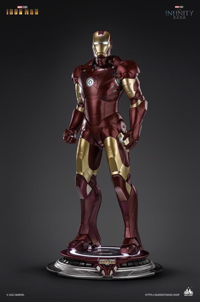 Jual DP PO Statue Queen Studios 1/1 Iron Man Mark 3 LifeSize IronMan ...