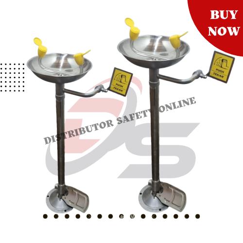 Jual Eyewash Standing Station / Emergency Eye Wash Pedestal Mounted ...
