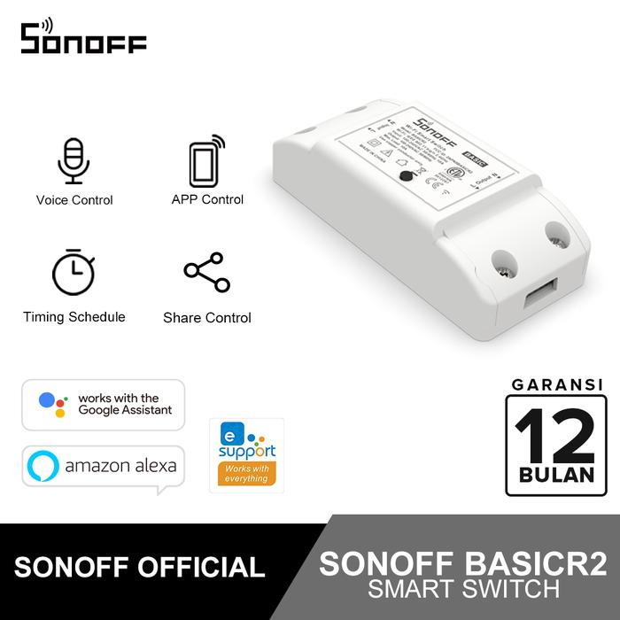 Promo Sonoff Smart Switch Basic R2 Smart breaker wireless Switch Smart home - Jakarta Pusat ...