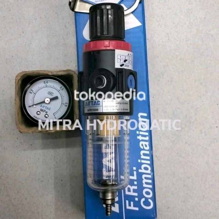 Jual AIRTAC AFR1500 (⅛") AIR FILTER REGULATOR AFR15001 PNEUMATIC ...