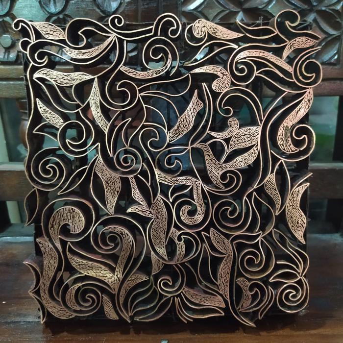 Jual Alat cap batik Bahan tembaga dan besi Motif nusantara hiasan ...