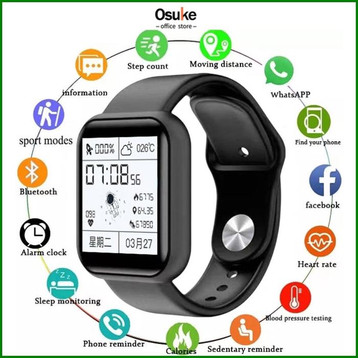 Jual Jam Tangan Hp Bluetooth Smartwatch Jam Digital Wanita Fitnes ...