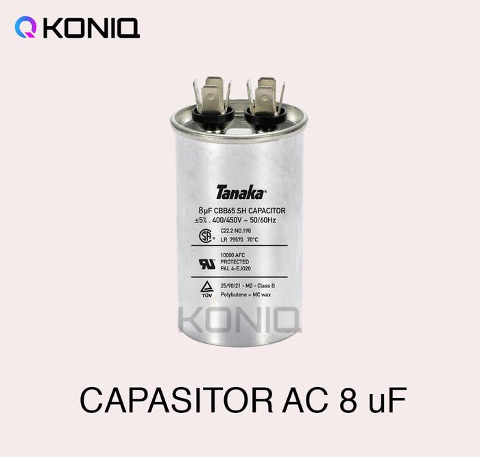 Jual KAPASITOR AC 8 UF MIKRO / CAPASITOR 8 UF MIKRO CBB65 - Jakarta ...