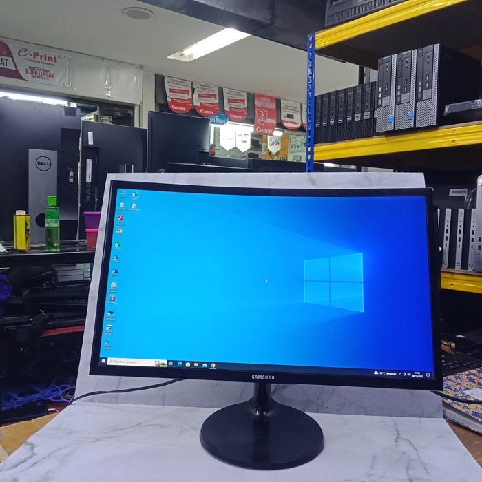 Jual monitor samsung 24inch curved led model c24f390fhe pull hd ...