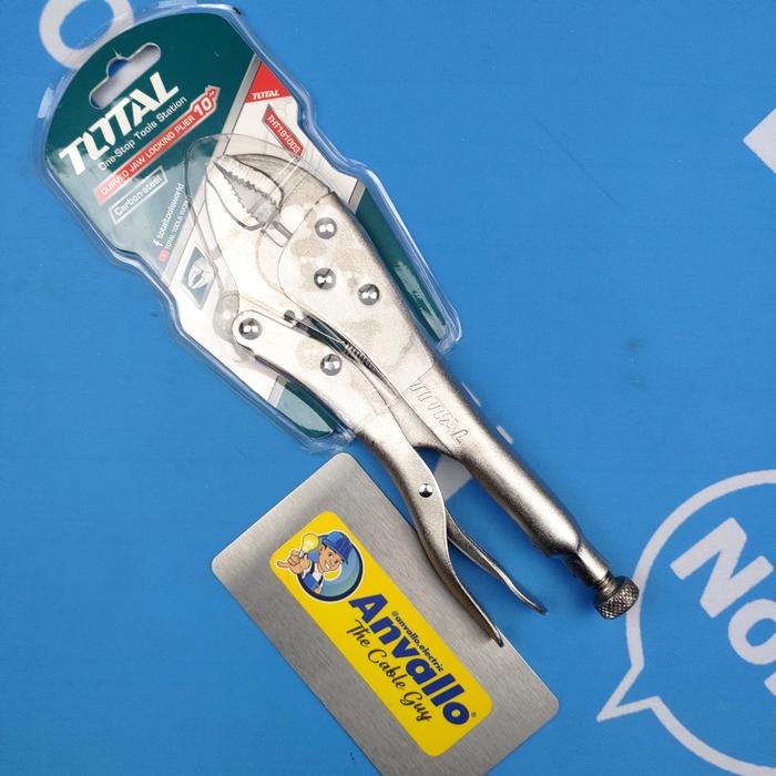Jual Locking Jaw Pliers Curved / Tang Jepit 10 Inch - TOTAL - Kota ...
