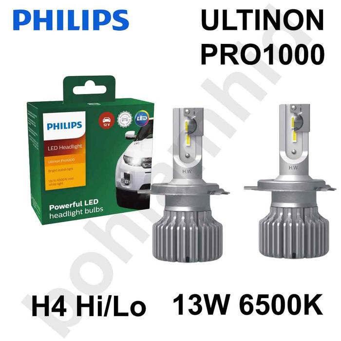 Promo Led Mobil PHILIPS ULTINON RALLY H4 H11 HIR2 H1 HB3 HB4 Bohlam ...