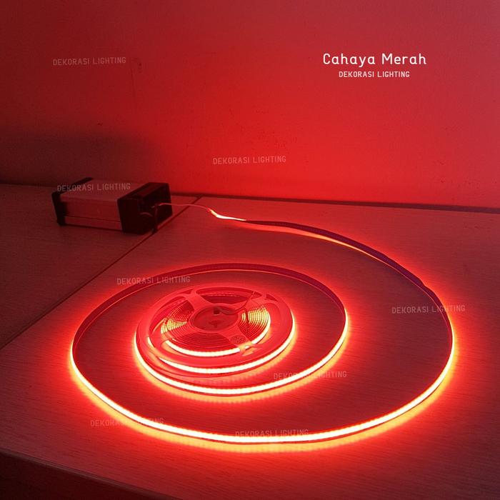 Jual Lampu led strip smd dotless flexible 12volt 5meter cahaya terang ...