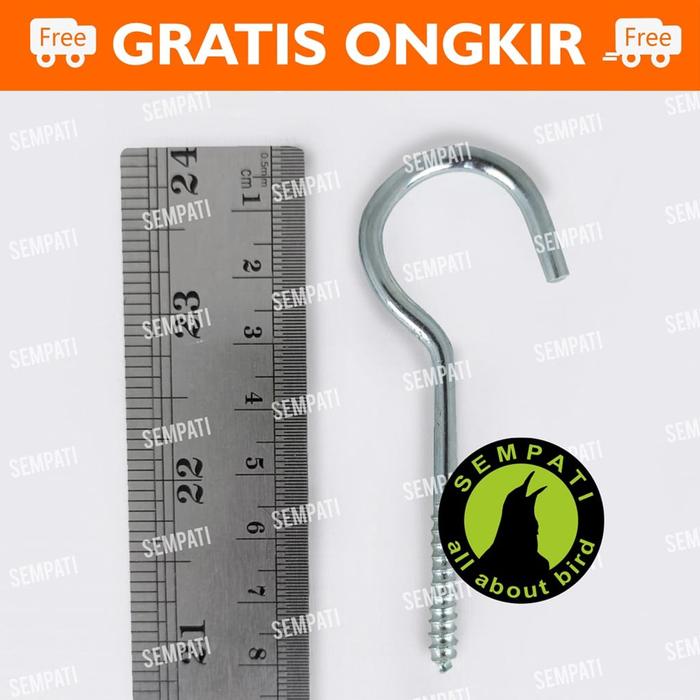 Jual GANTUNGAN BESI ULIR TEMPEL ATAP PLAFON DINDING DIOR SEKRUP KAPSTOK ...