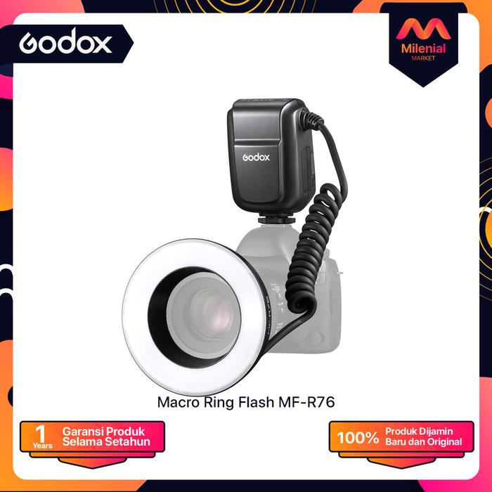 Jual Godox MF-R76 Macro Ring Flash - Godox MF R76 / MFR76 - Jakarta ...