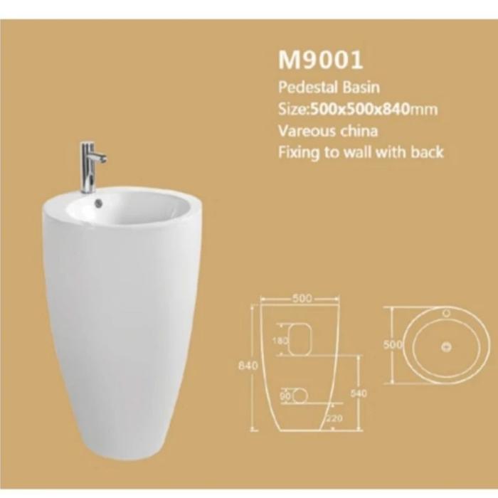 Jual WASTAFEL TINGGI MODEL TOTO/WASTAFEL STANDING MODEL TOTO/BAK CUCI ...
