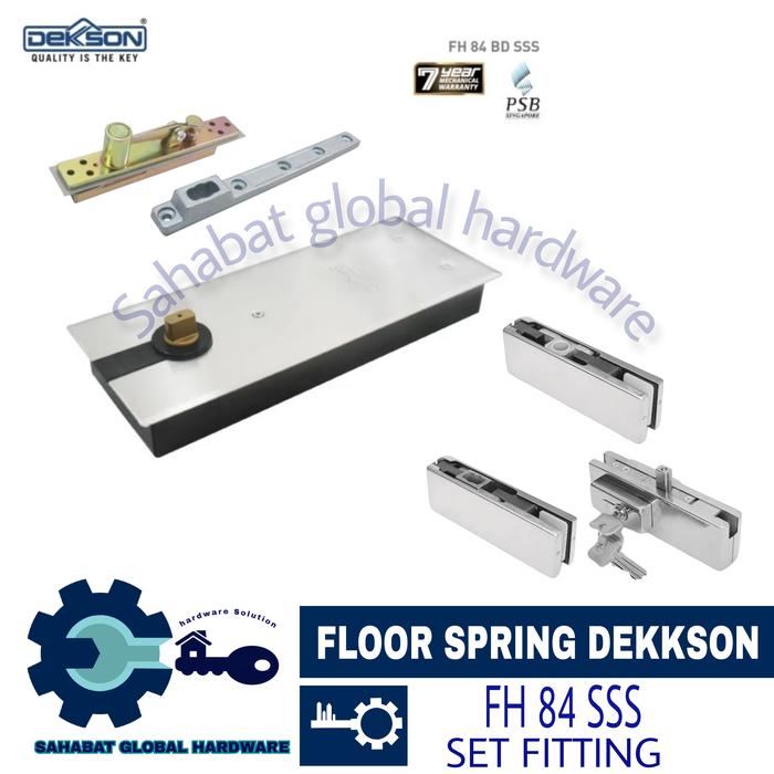 Jual Floor Spring Dekkson Fh 84 Set Fitting || Floor hinge dekkson FH84 ...