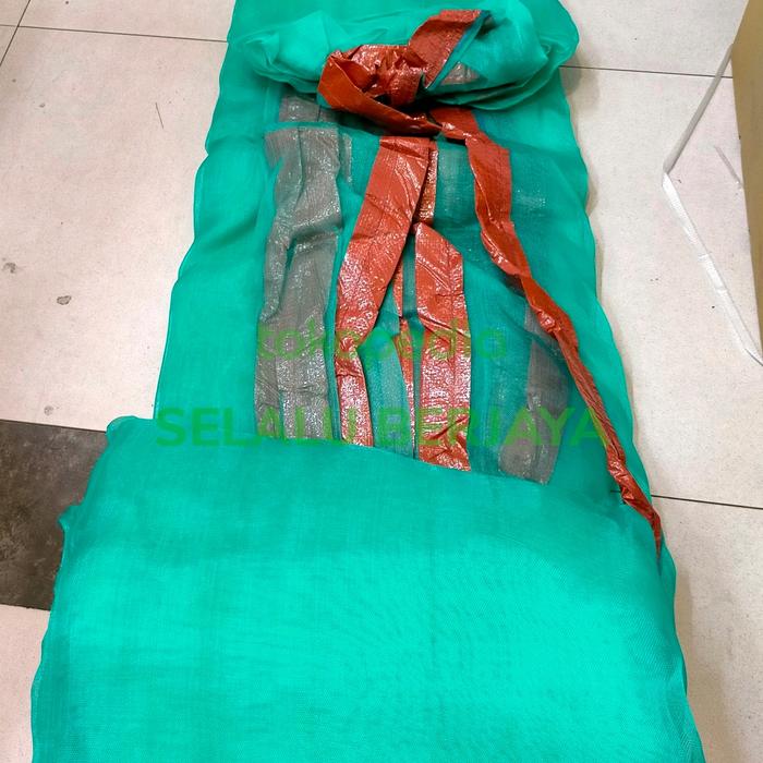 Jual jaring proyek bangunan/ jaring kassa hijau /safety net list ring ...