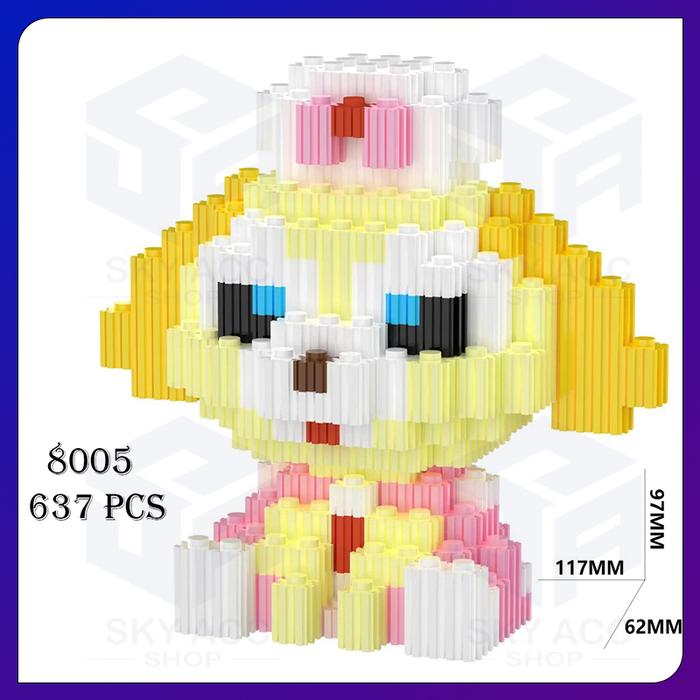 Jual Nano Block DISNEY BEAR DUFFY SERIES | Bricks education Nano Block ...