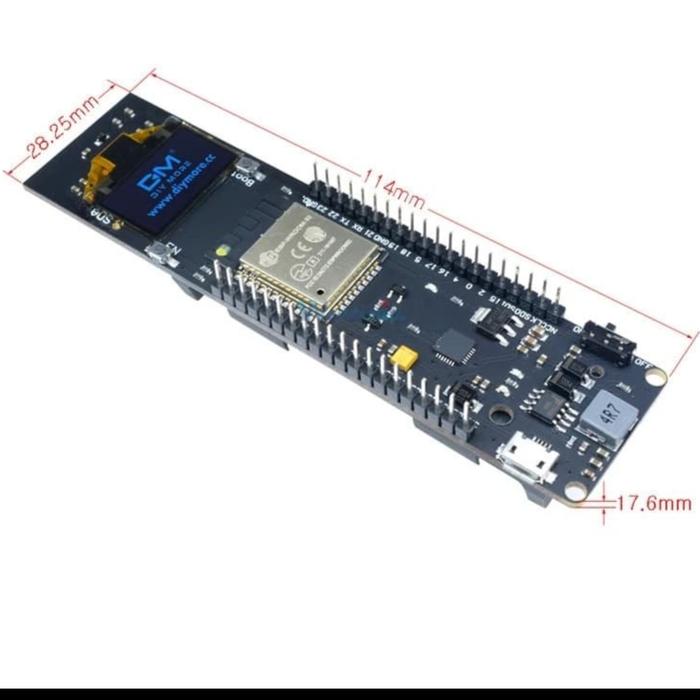Jual ESP32 ESP8266 ESP-32 Wifi Bluetooth BLE + Oled Display + 18650 Battery - Kab. Karawang ...