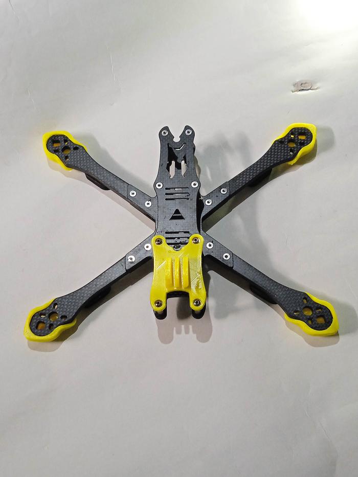 Jual Frame Kit Drone FPV Rajawali Bouraq 6 Inch Freestyle Long Range ...