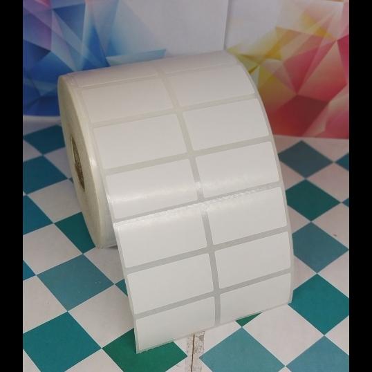 Jual LABEL BARCODE 40X20 MM - 40X20MM - 2 LINE SEMICOATED ISI 5000 ...
