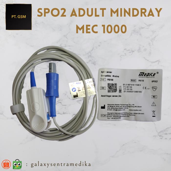 Jual Kabel Spo2 Mindray Mec 1000, MEC 2000 Adult - Kota Palembang ...
